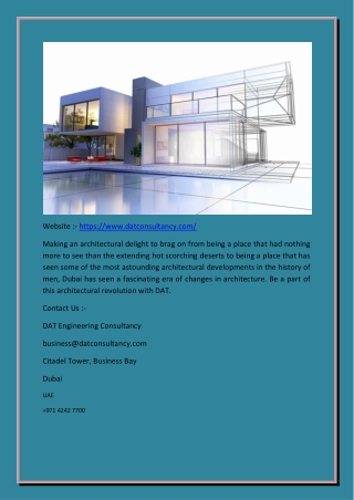 DAT Engineering Consultancy Online Presentations Channel